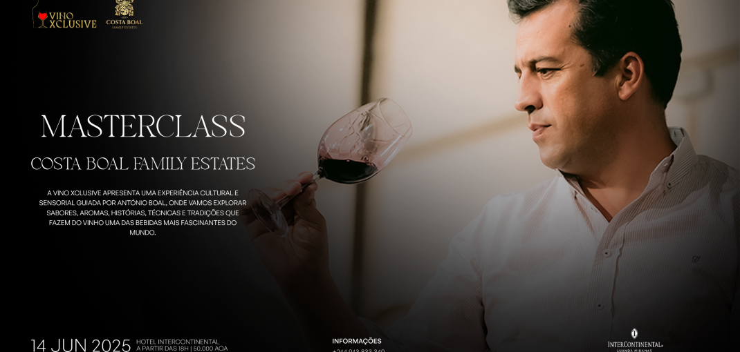 Costa Boal Family Estates chega a Luanda com Vinhos de Excelência ...